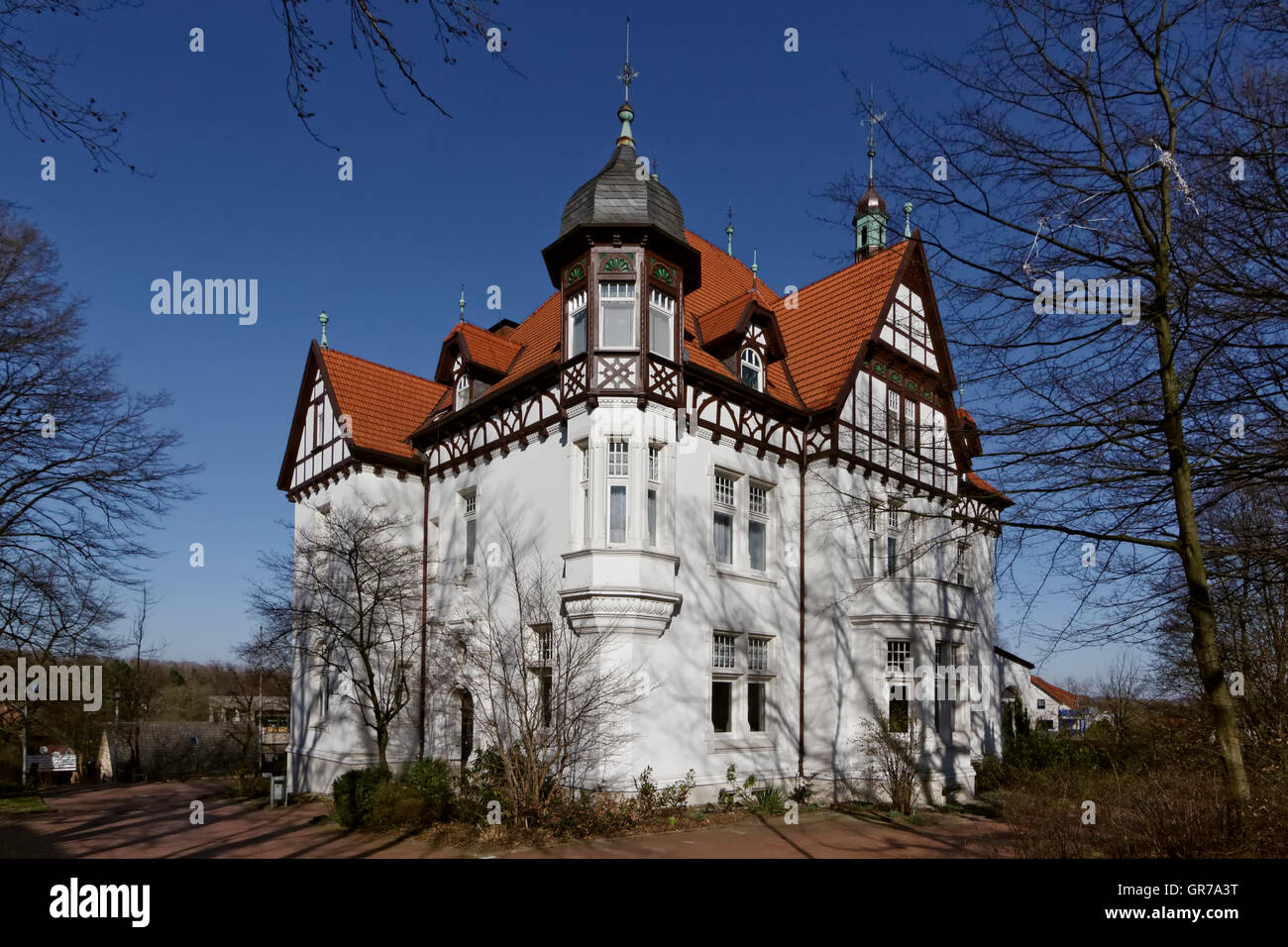 Villa Stahmer In Georgsmarienhuette,Built In 1900 In The Half-Timbering ...