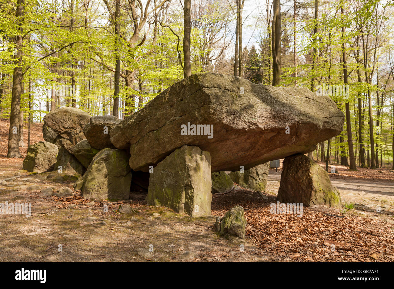 Neolithic Passage Grave, Megalithic Stones In Osnabrueck-Haste ...