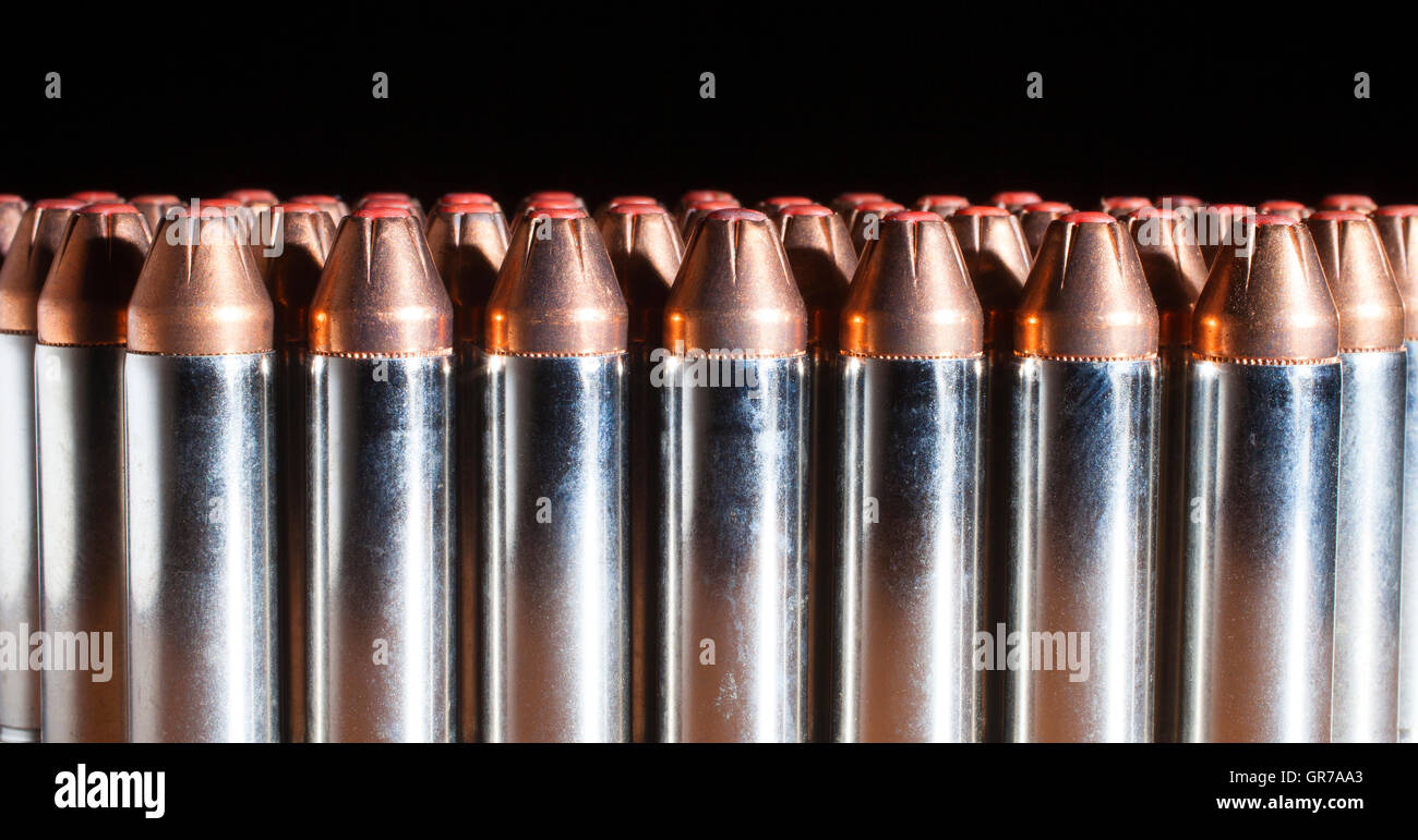 Handgun ammunition made for a thirty eight caliber with bullets that ...