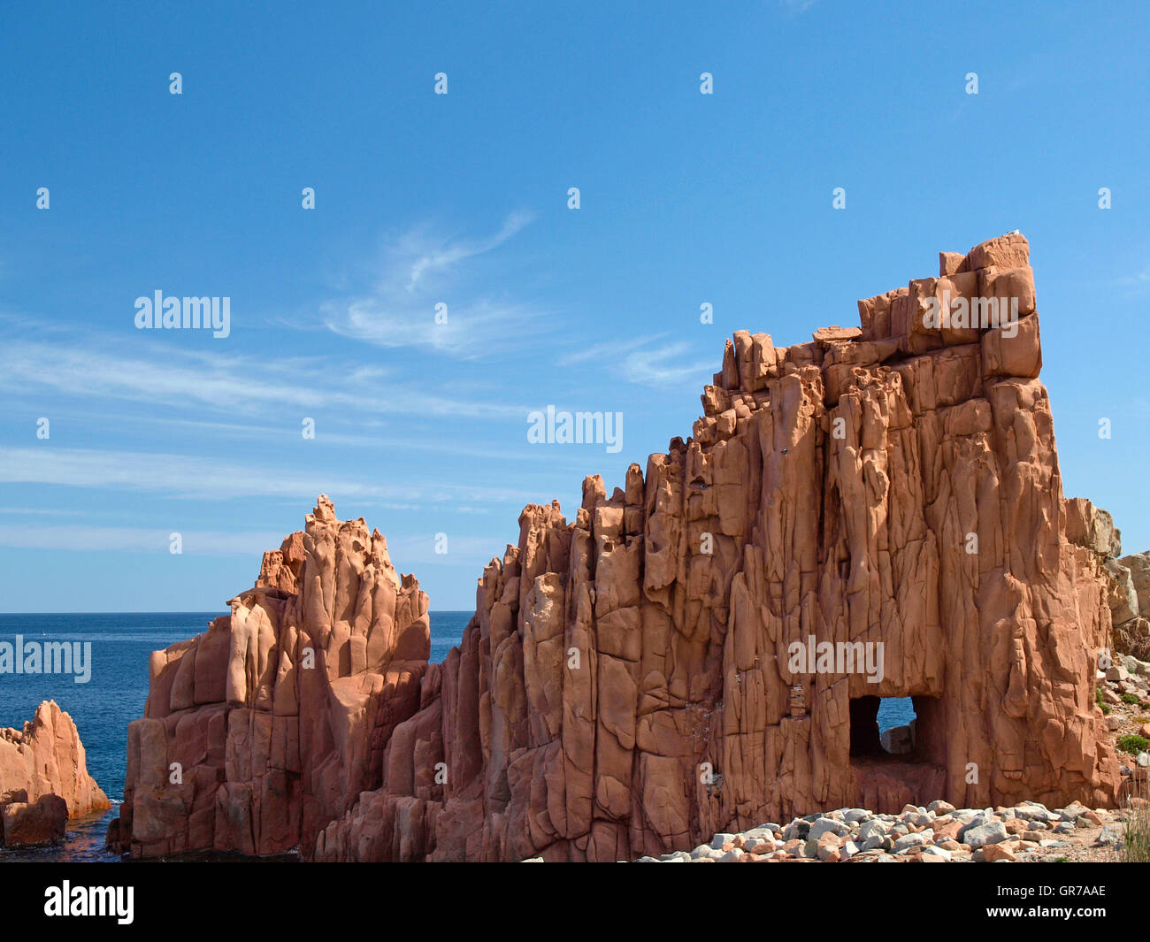 Red rocks arbatax hi-res stock photography and images - Alamy
