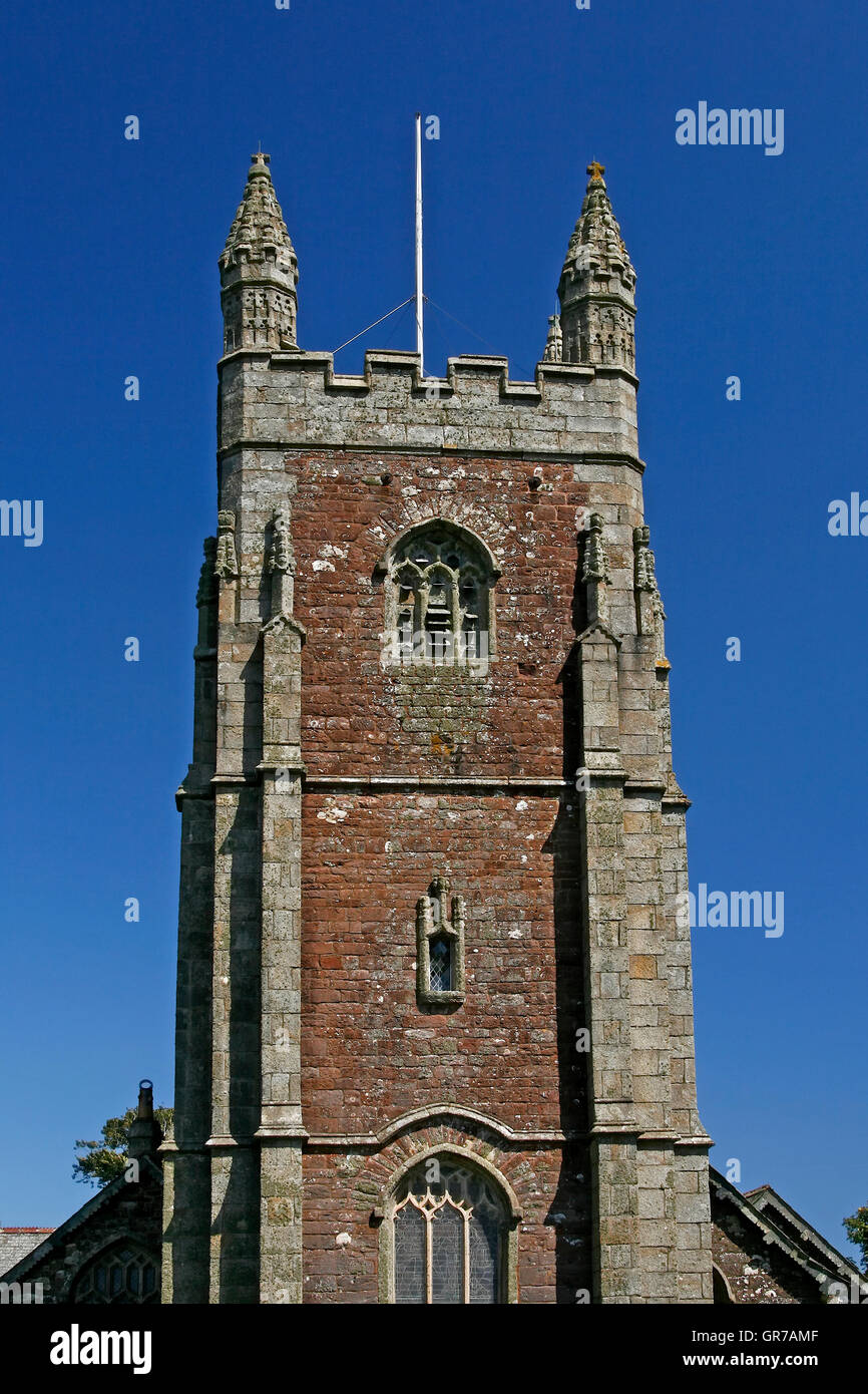 Maker, Maker Church Near Cawsand, Southeast Cornwall, England Stock ...