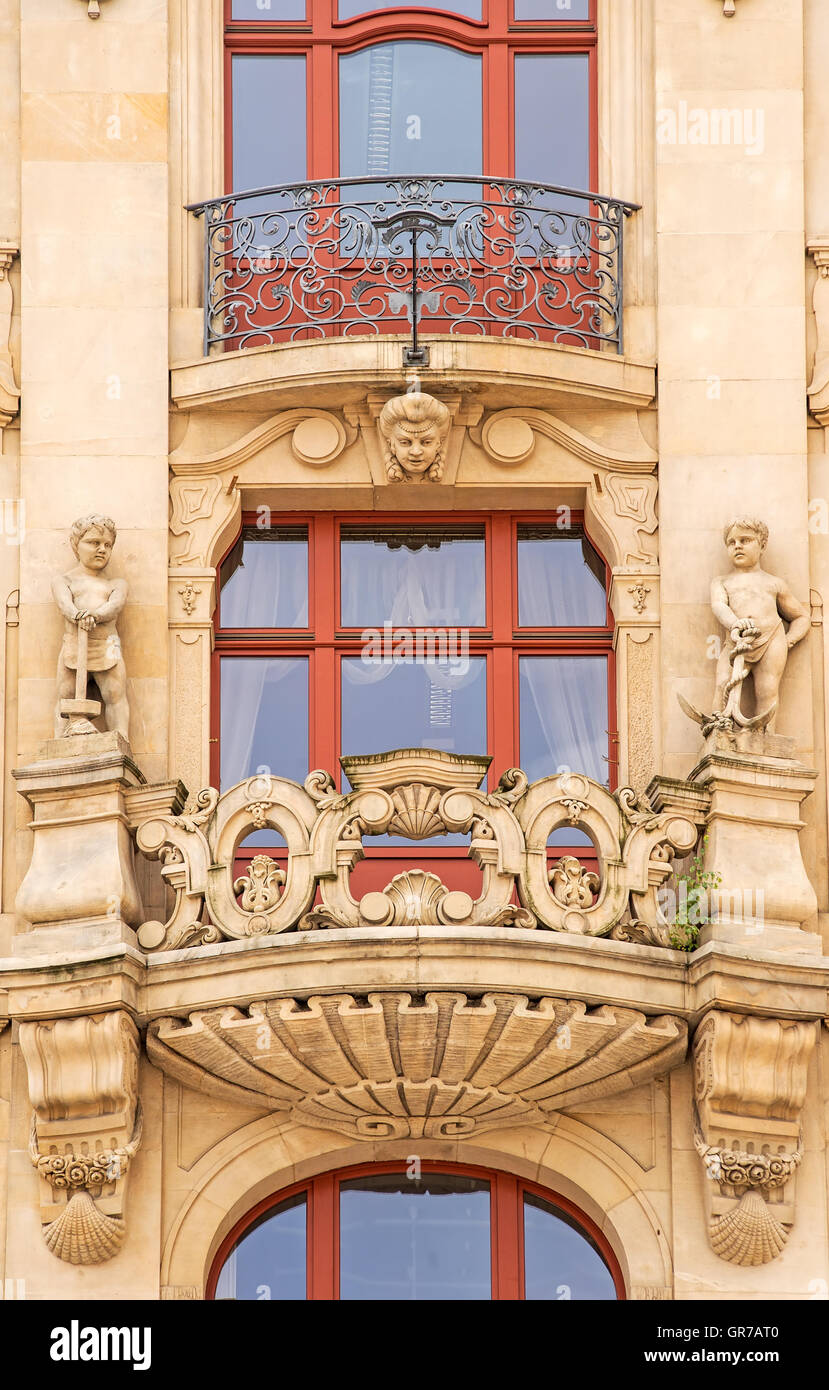 historical Old Town of Wroclaw Poland. Architecture details Stock Photo ...