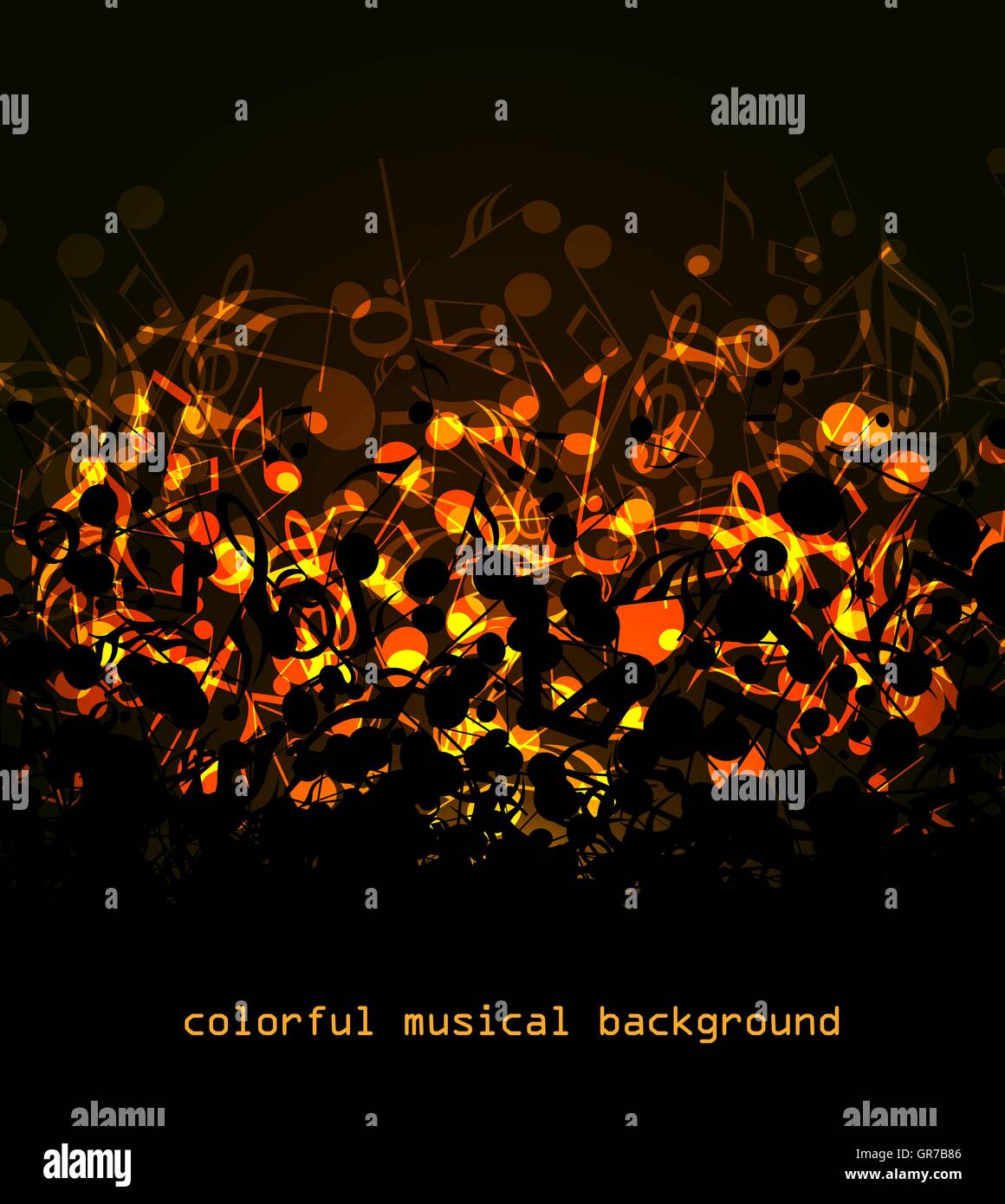 Colorful musical background Stock Vector Image & Art - Alamy