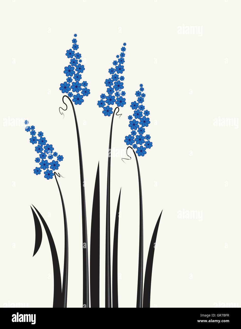 Organic wild field meadow Stock Vector Images - Alamy