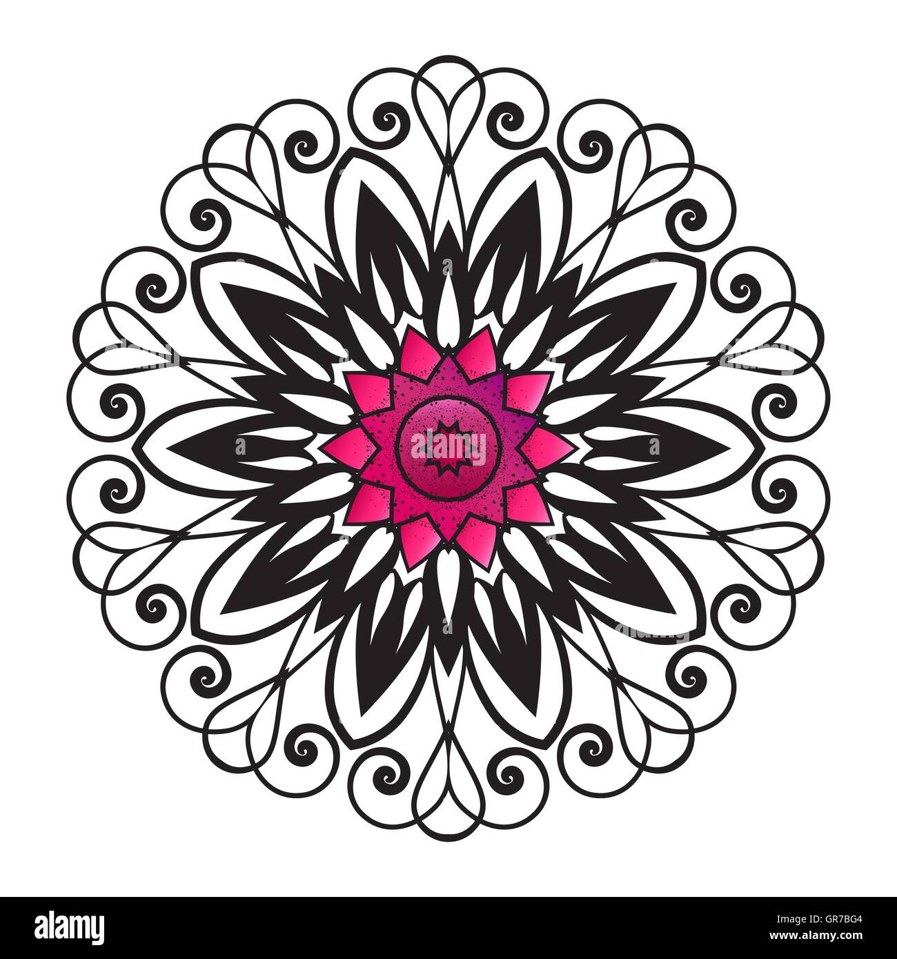 Lace pattern geometric Cut Out Stock Images & Pictures - Alamy