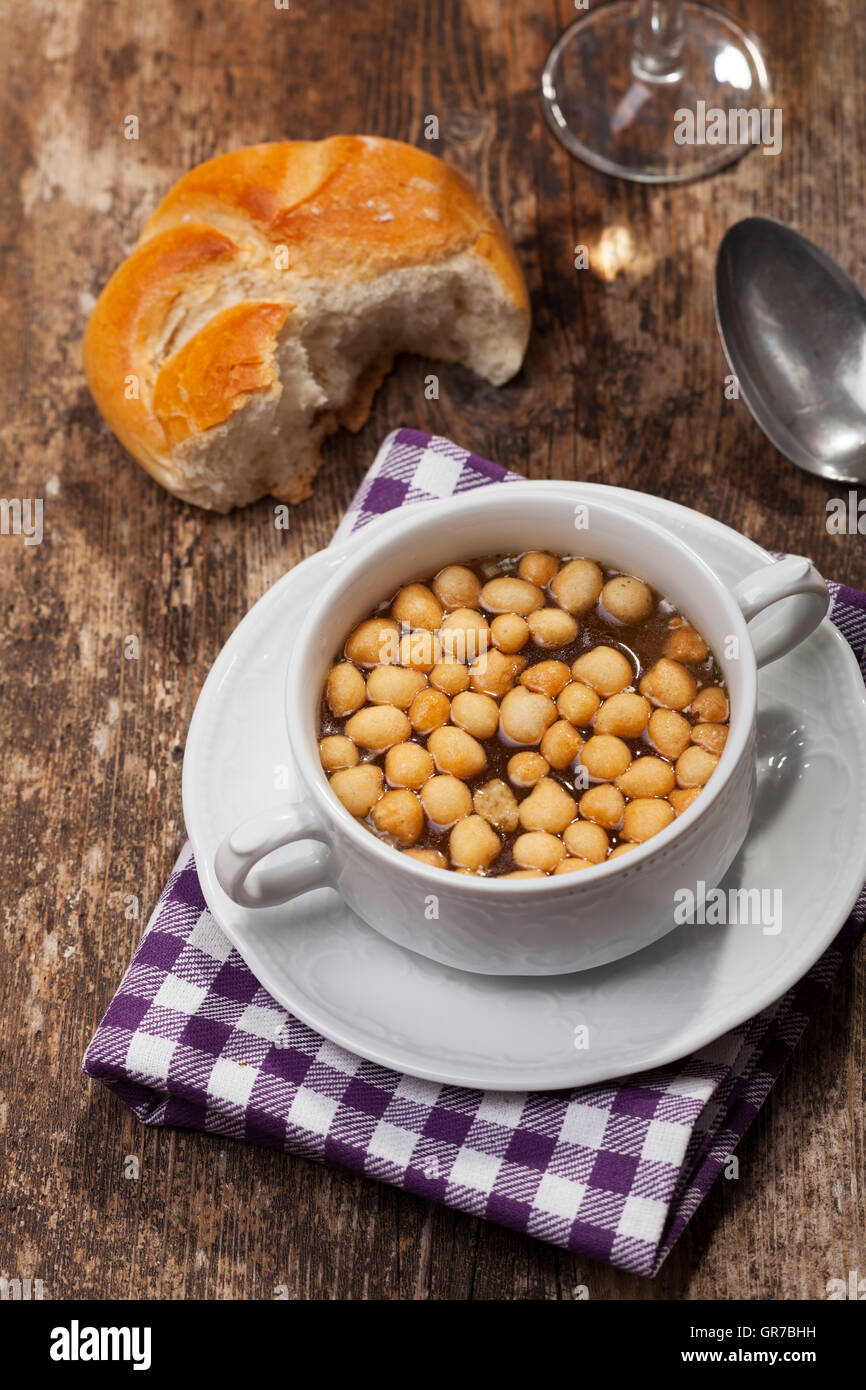 Soup With Pearls Stock Photo - Alamy