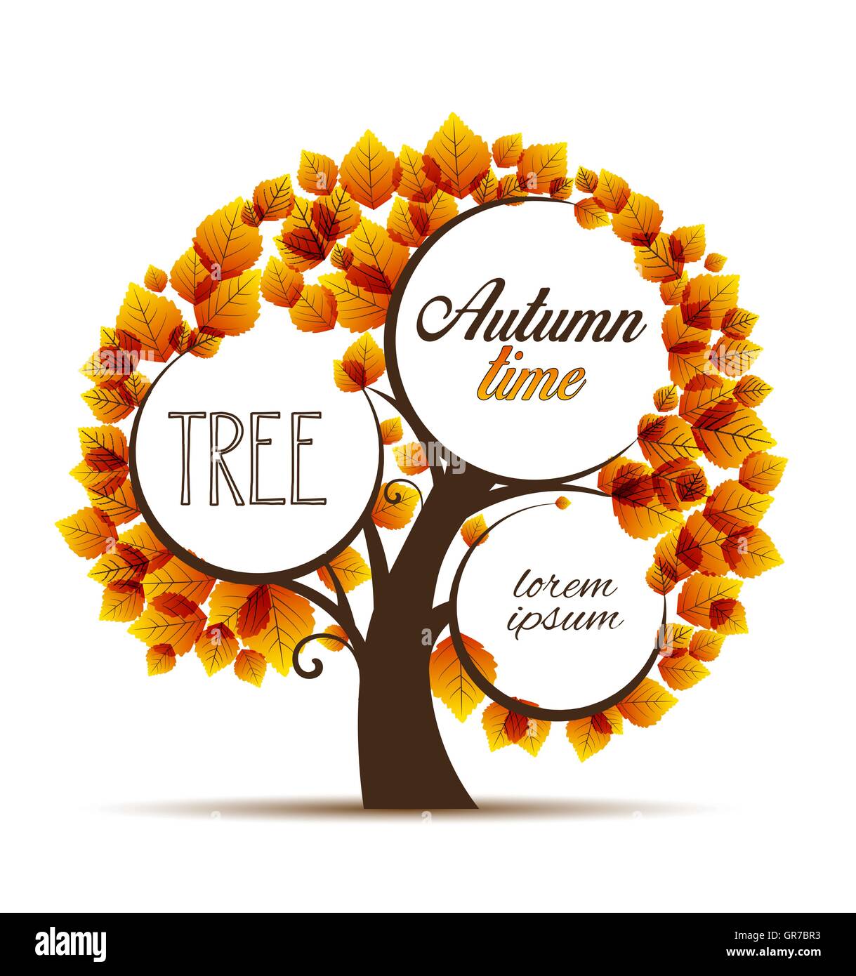 Vector autumn tree Stock Vector Image & Art - Alamy