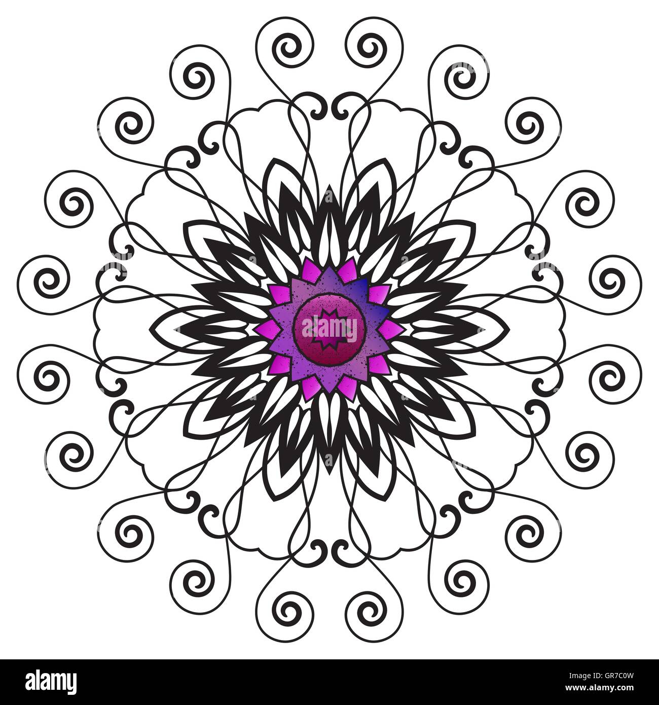 Lace pattern geometric Cut Out Stock Images & Pictures - Alamy