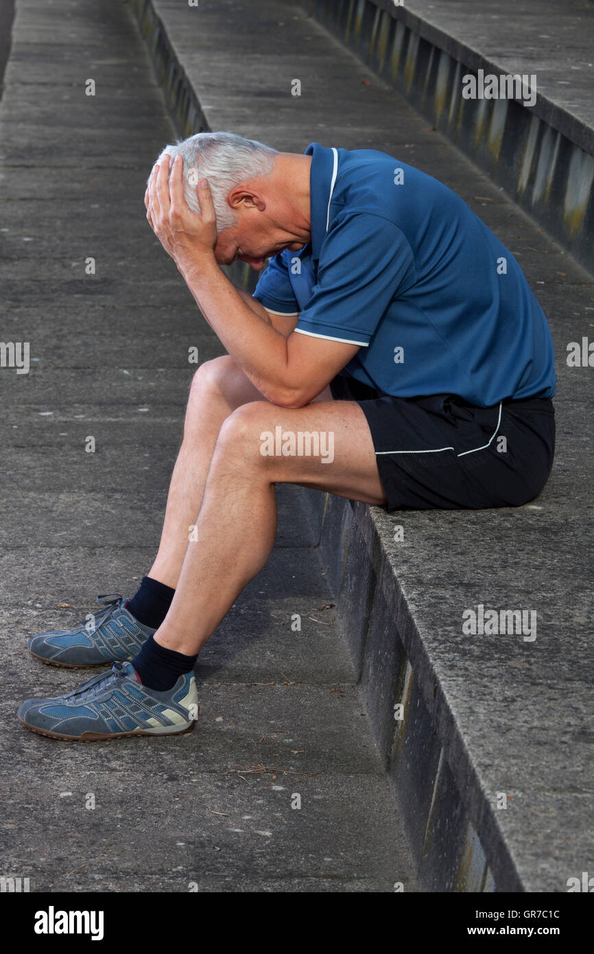 Scared man running nature hi-res stock photography and images - Alamy