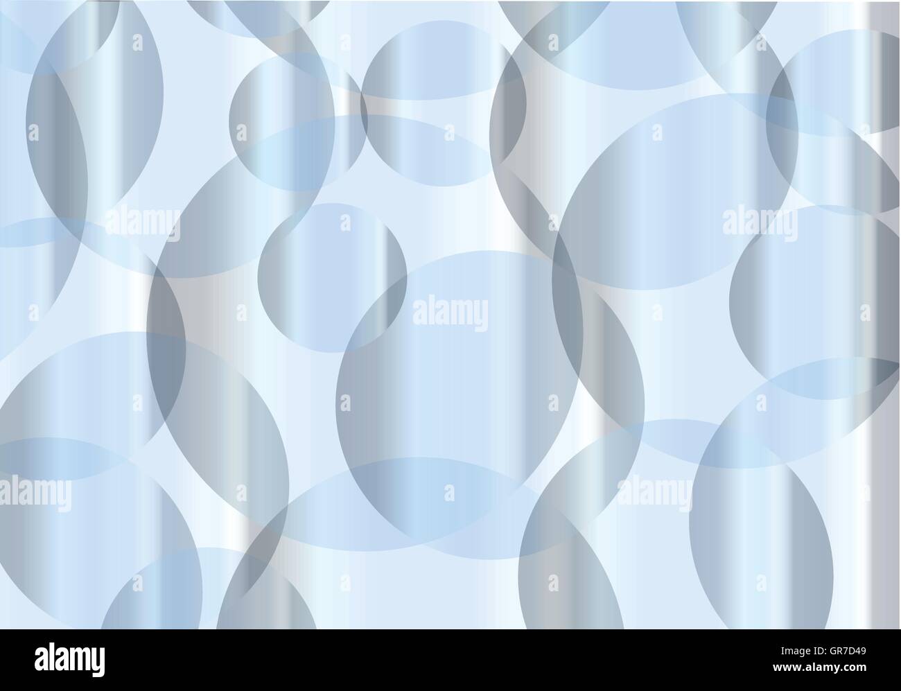 Interlocking circles in blue as an abstract background Stock Vector ...