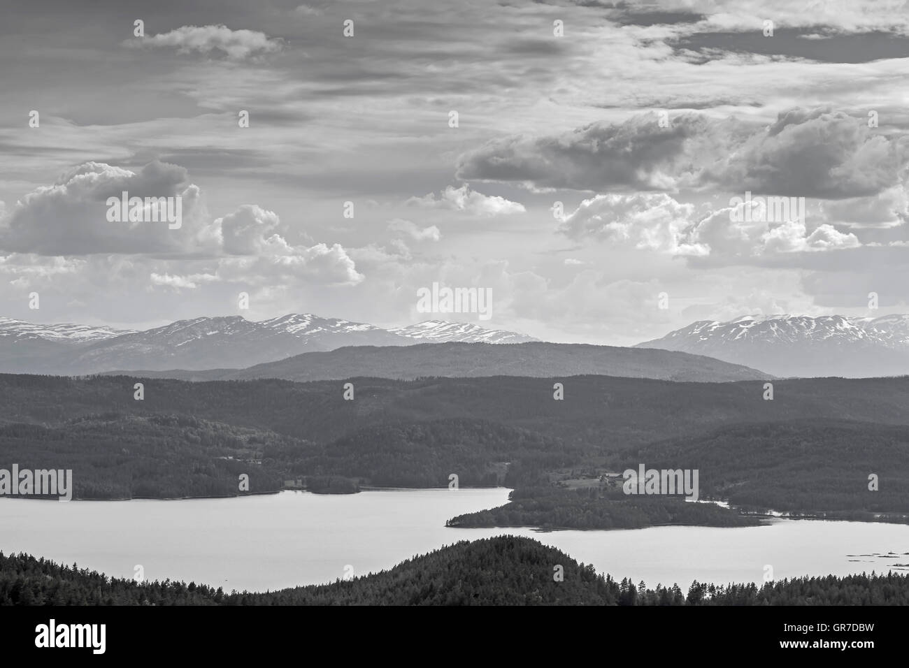 Follsja, A Lake Between Bolkesjø And Heddal Located In The Telemark ...