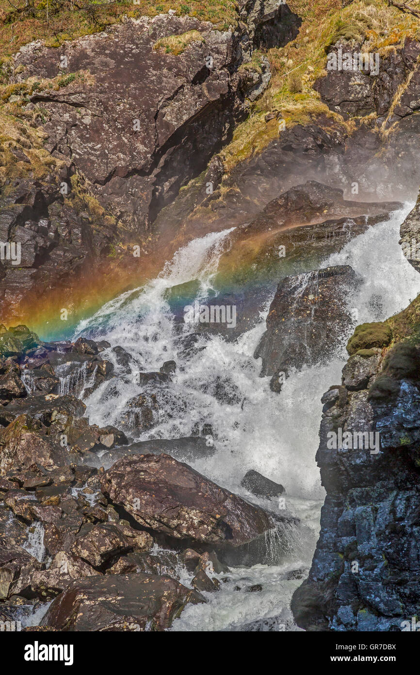 Sun Rays That Can Meet The Fine Dust Of The Waterfall That Shine In The ...