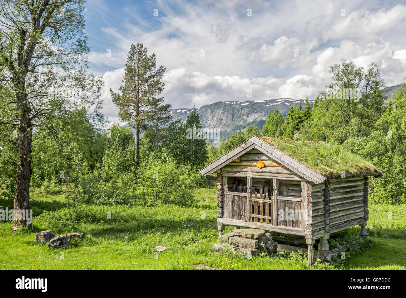 Stabbur In Norway Stock Photo - Alamy