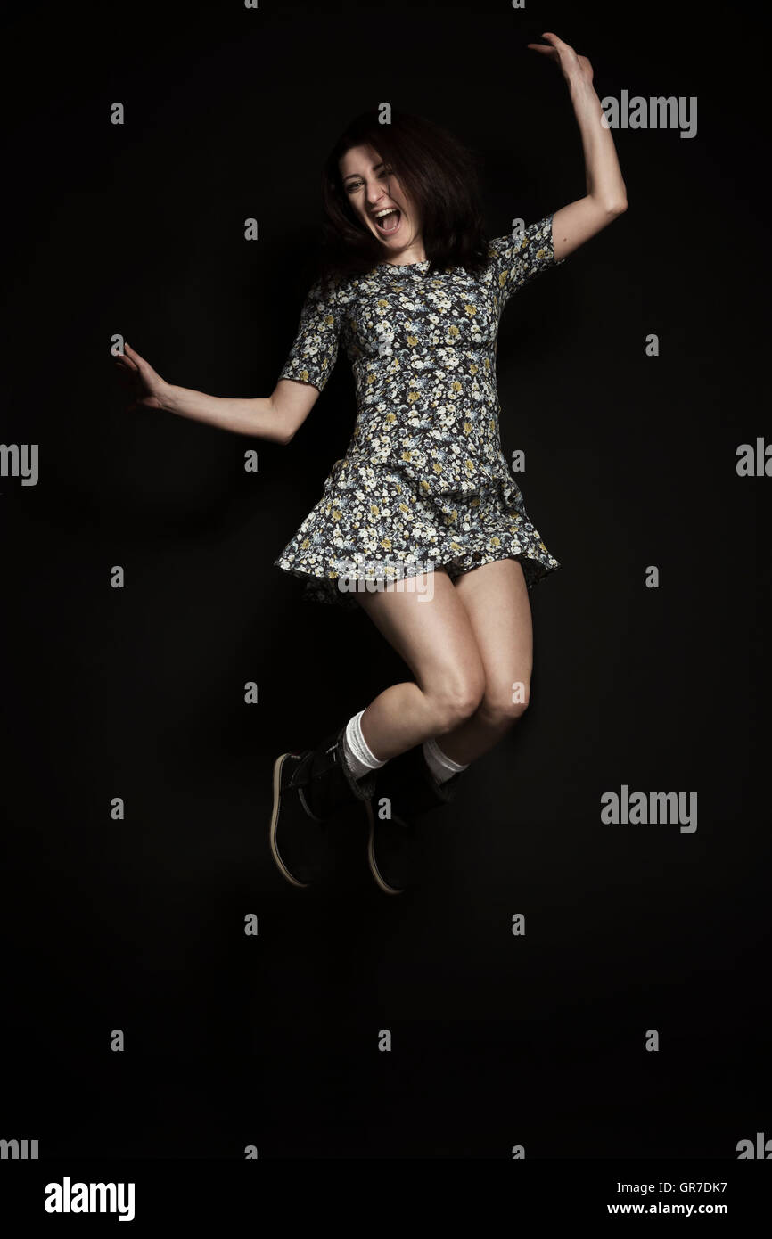 Crazy girl hi-res stock photography and images - Alamy