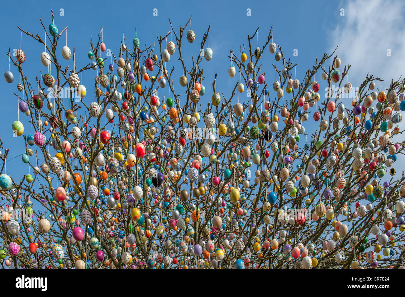 Easter egg tree hi-res stock photography and images - Alamy