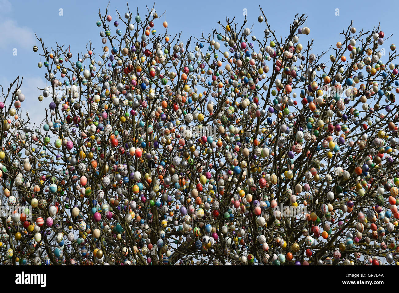 Easter egg tree germany hi-res stock photography and images - Alamy