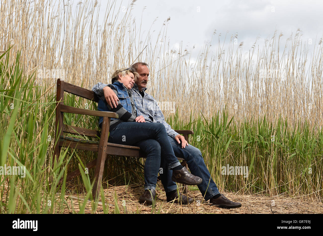 Woman in reeds hi-res stock photography and images - Alamy