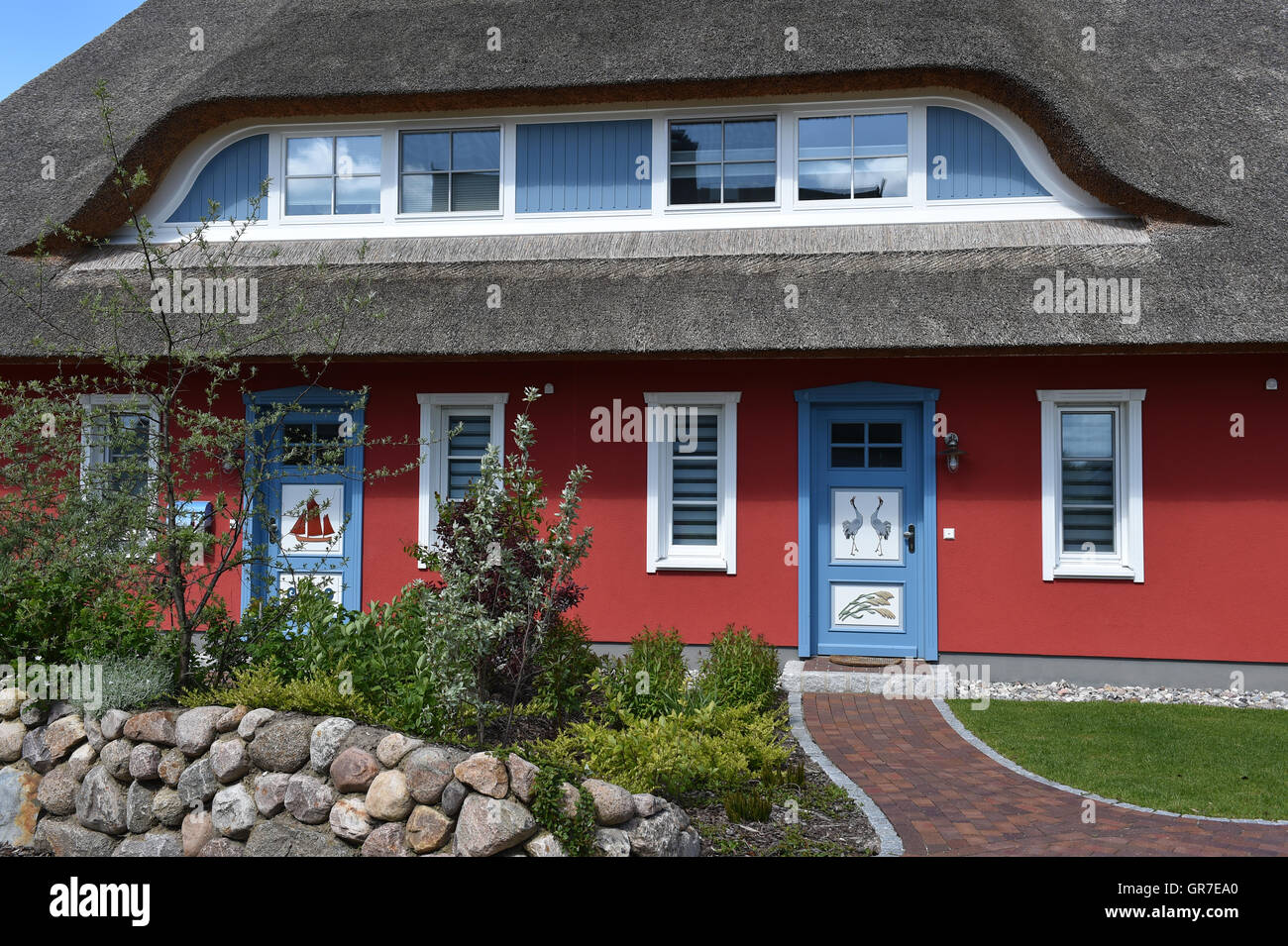 Two Family House Stock Photo - Alamy