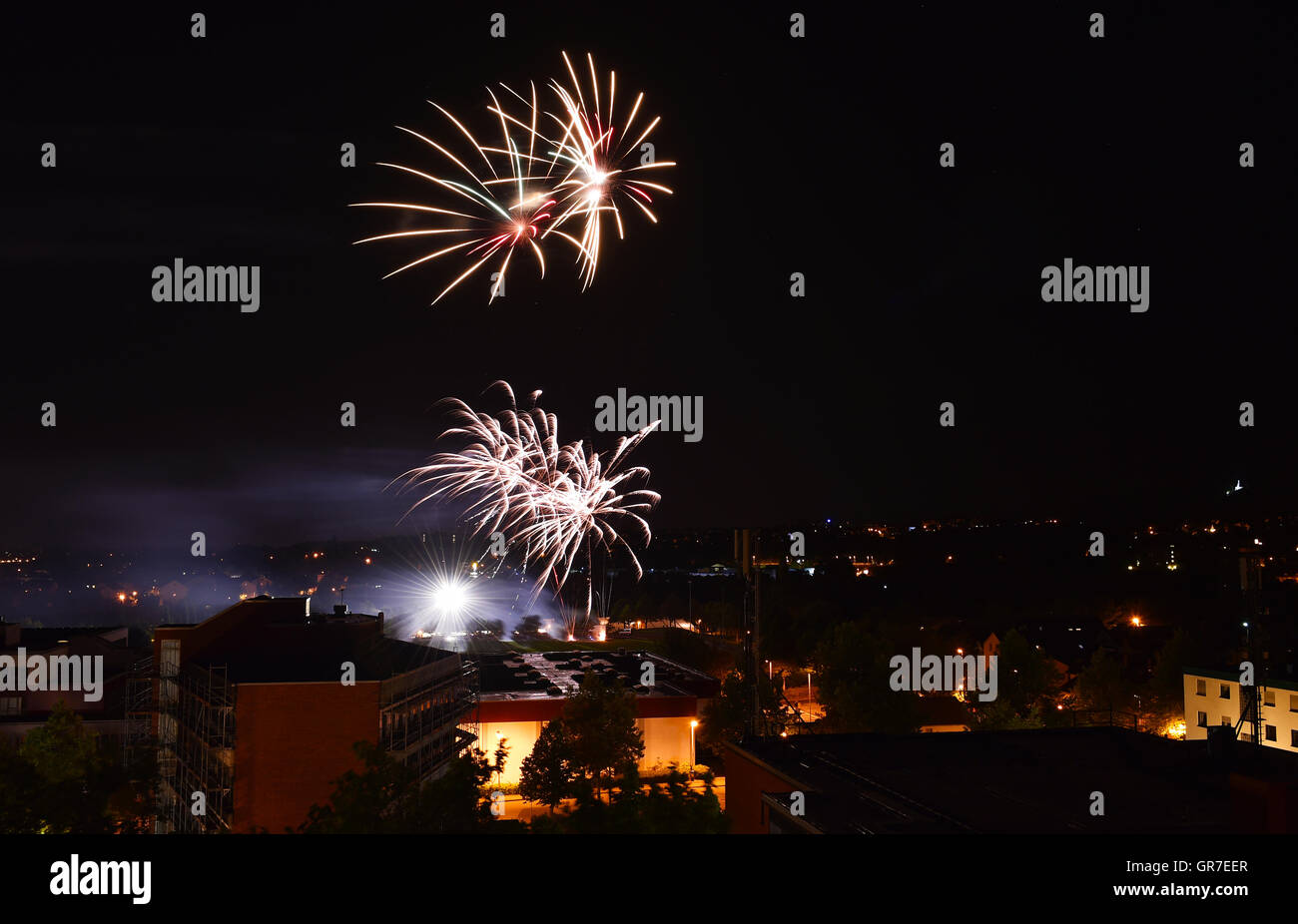 Firework building hi-res stock photography and images - Alamy
