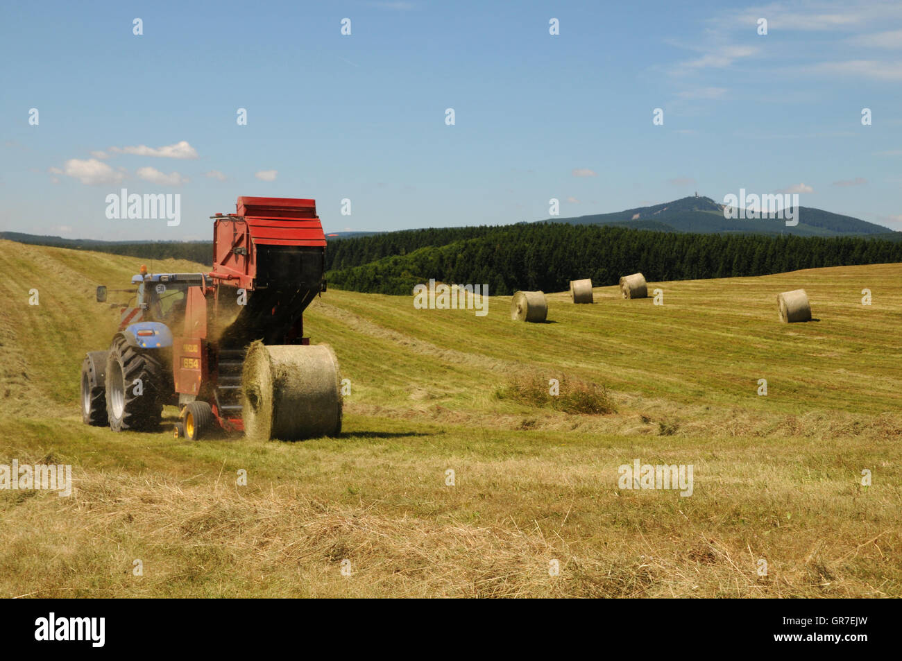 Bale baler hi-res stock photography and images - Alamy