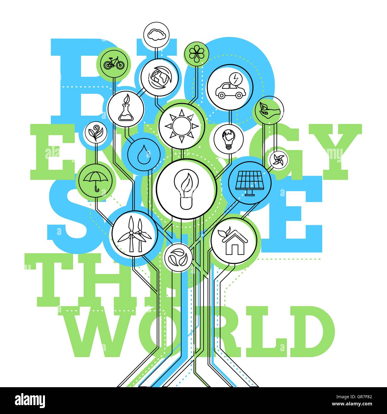 Ecology Infographic. Bio Energy Stock Vector Image & Art - Alamy