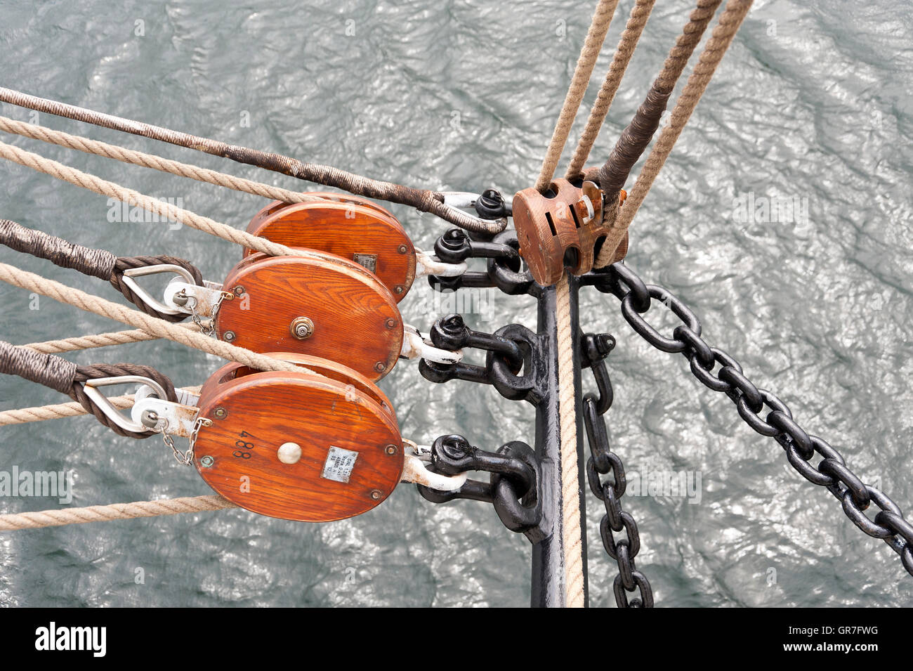 German Tall Ship Gorch Fock Stock Photo - Alamy