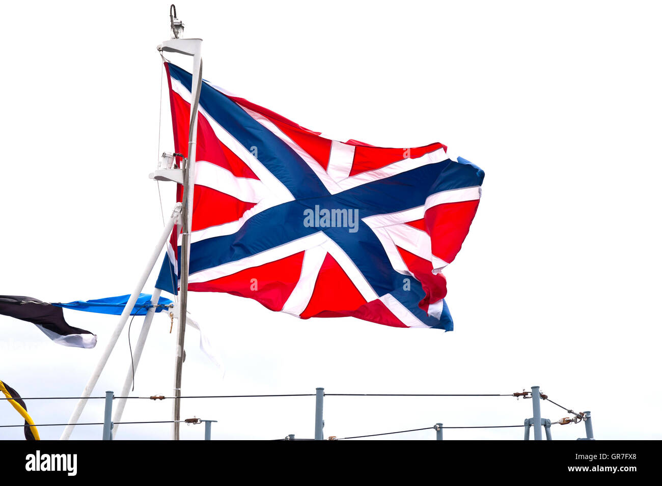 Russian ship flag hi-res stock photography and images - Alamy