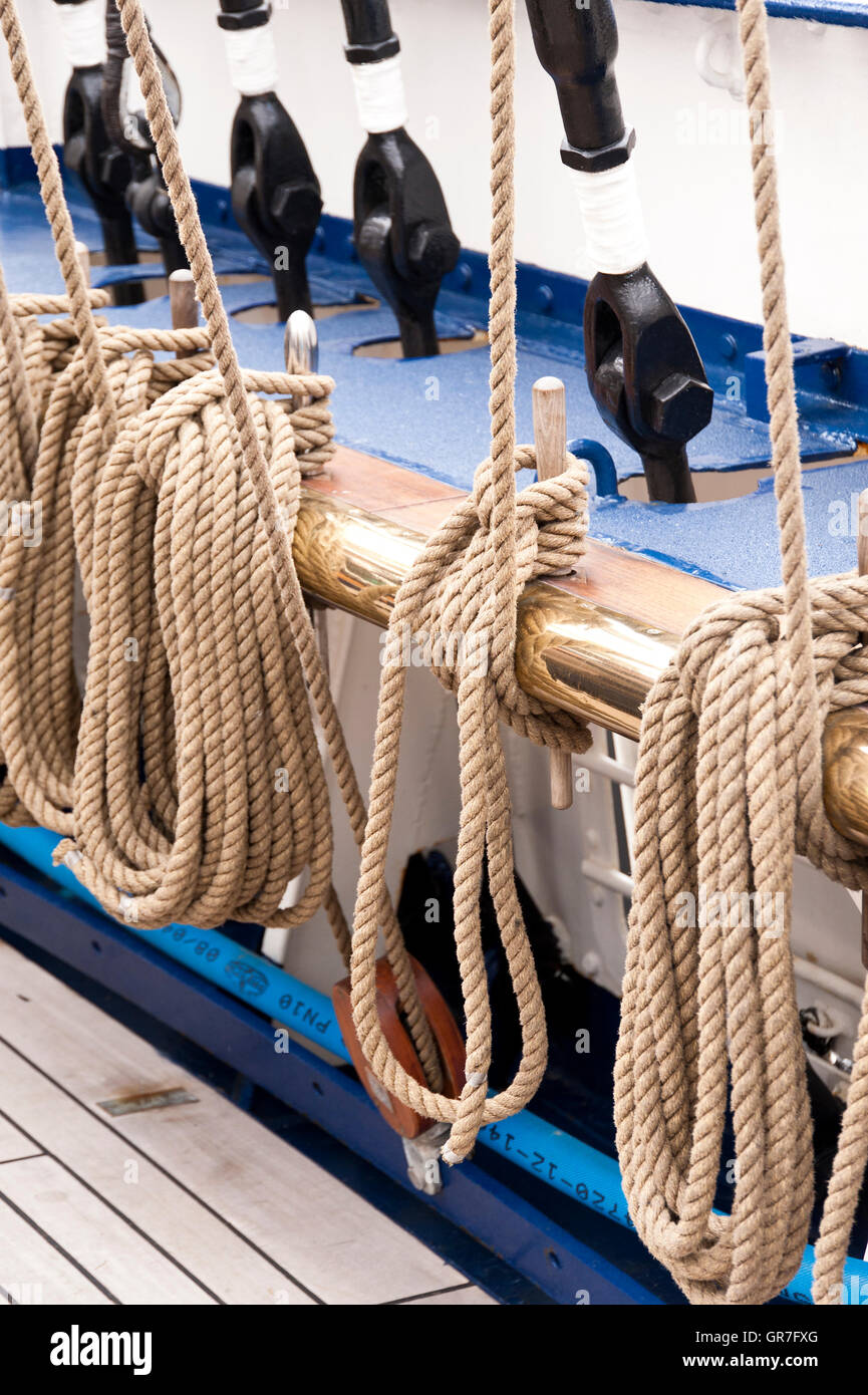 German Tall Ship Gorch Fock Stock Photo - Alamy