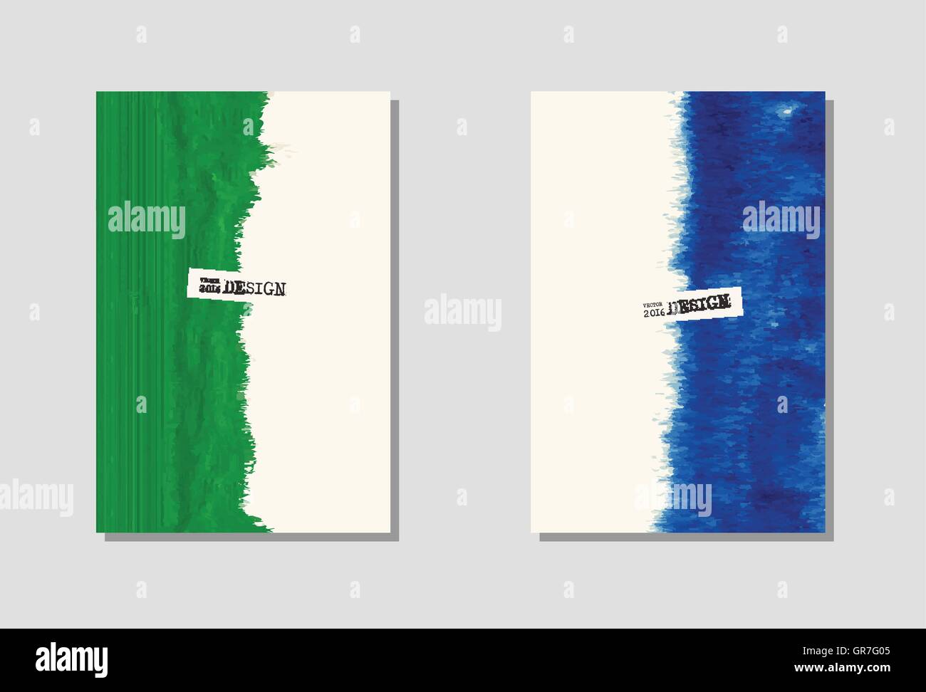 Vector color paint poster templates Stock Vector Image & Art - Alamy