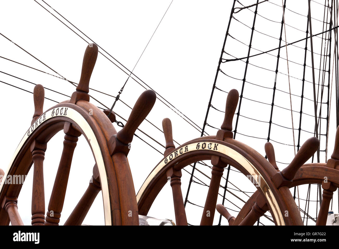German Tall Ship Gorch Fock Stock Photo - Alamy