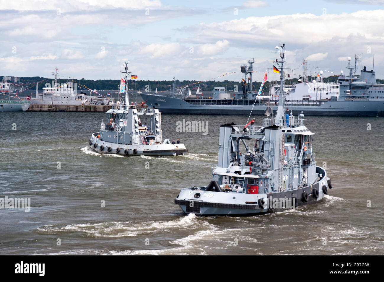 Kiel Week 2014 In The Port Of Kiel, Germany Stock Photo - Alamy