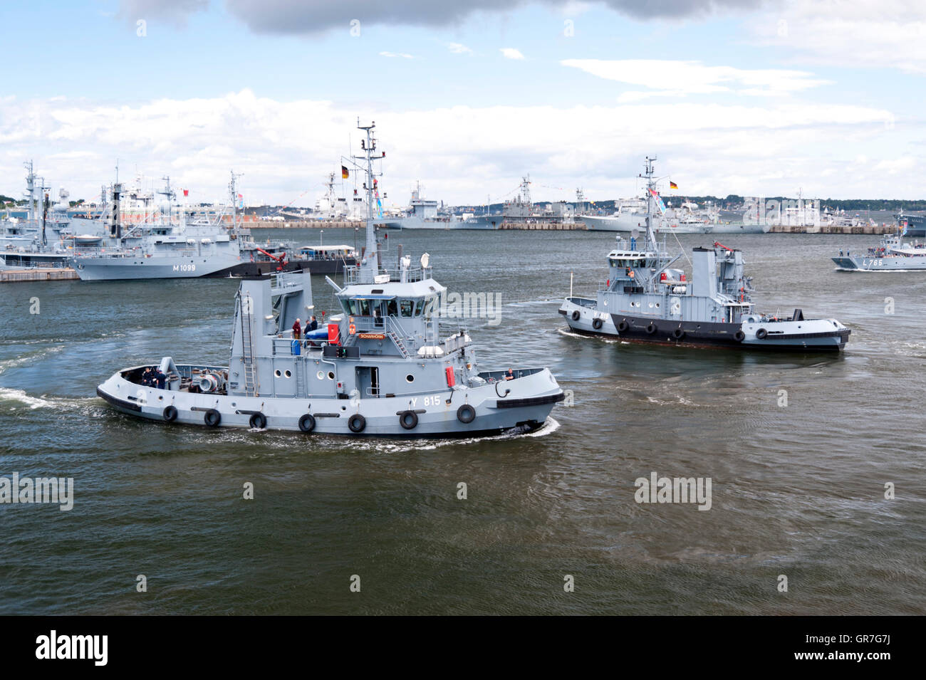 Kiel Week 2014 In The Port Of Kiel, Germany Stock Photo - Alamy