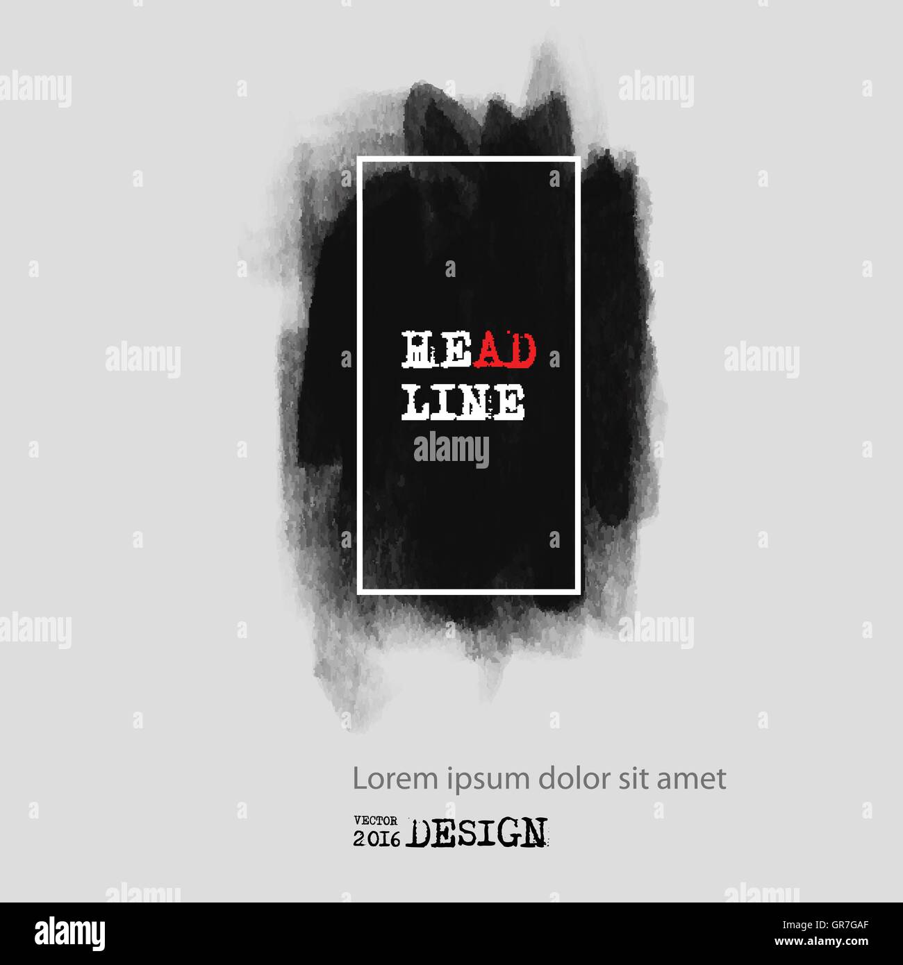 Black abstract design Stock Vector Image & Art - Alamy