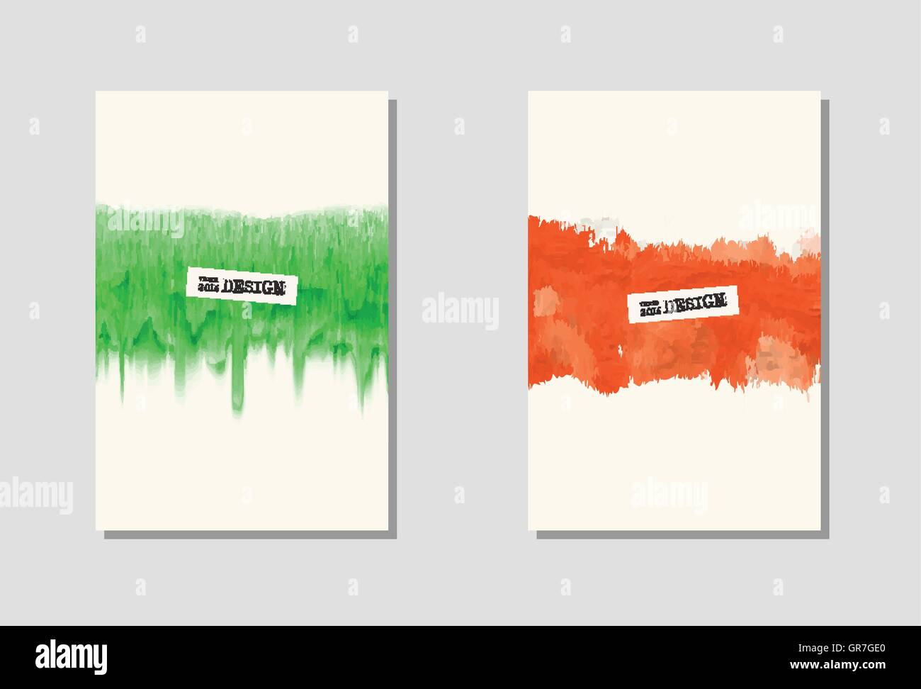 Vector color paint poster templates Stock Vector Image & Art - Alamy