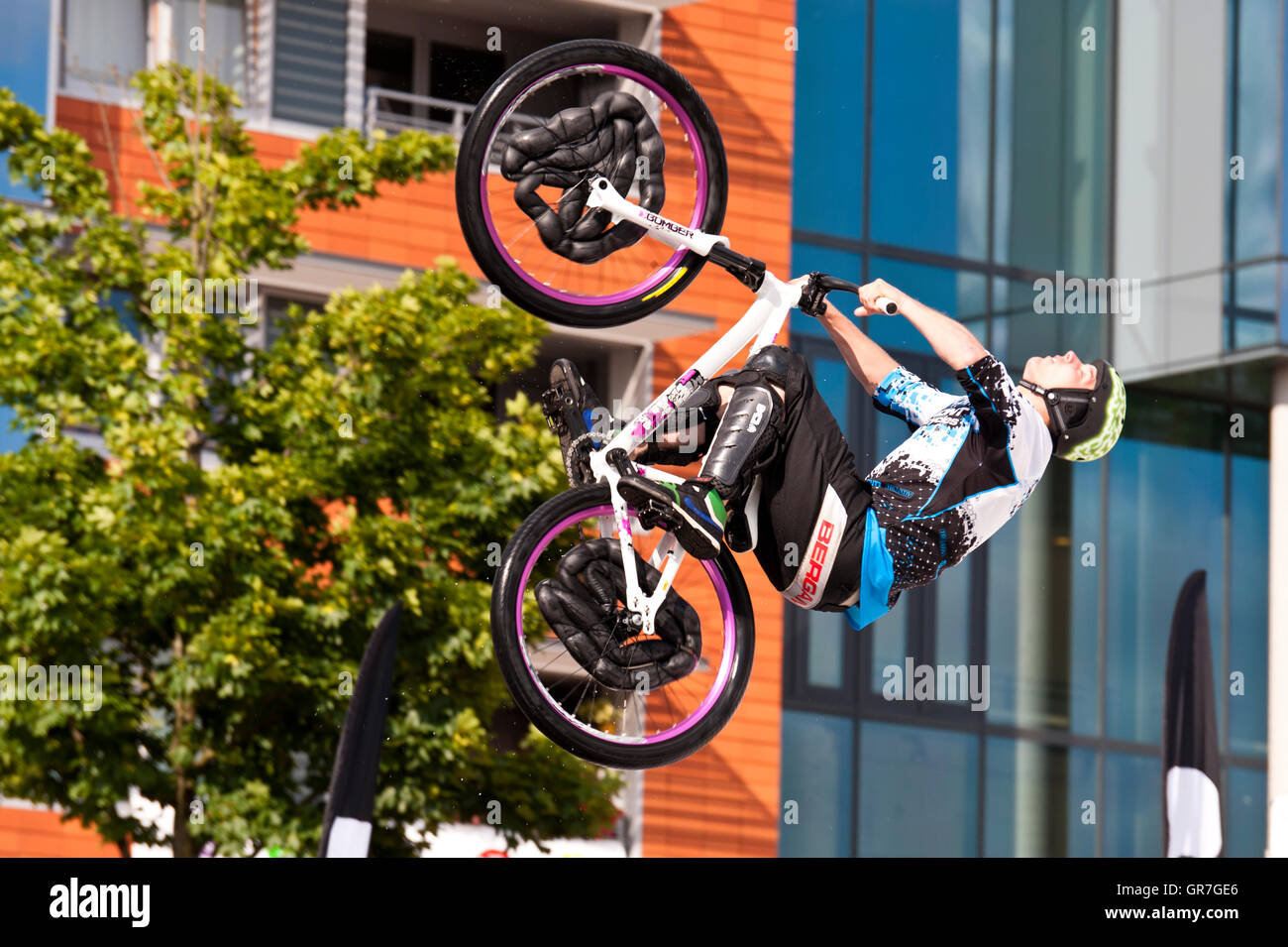 Ocean Jump World Cup On Kiel Week, Germany Stock Photo - Alamy