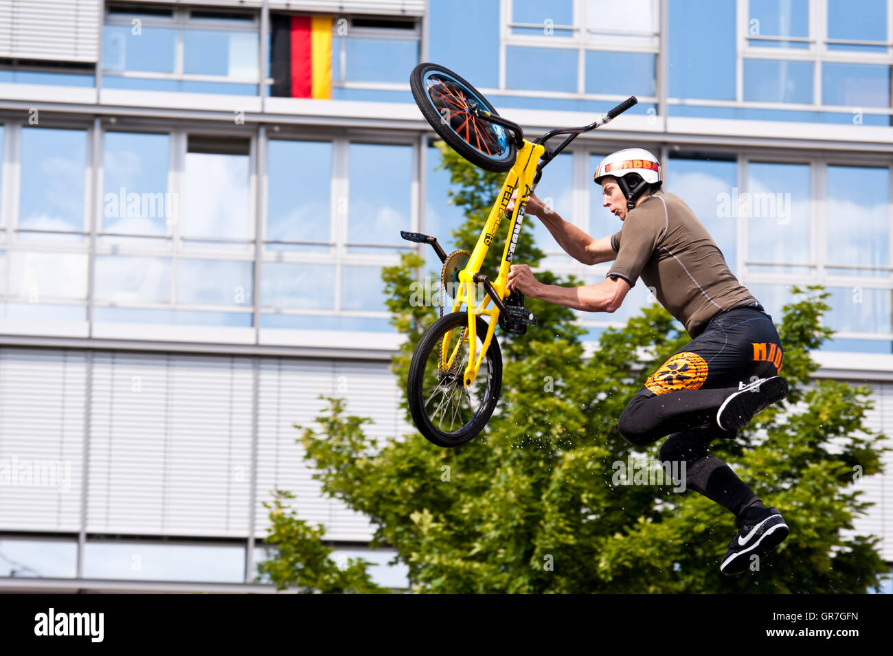 Ocean Jump World Cup On Kiel Week, Germany Stock Photo - Alamy