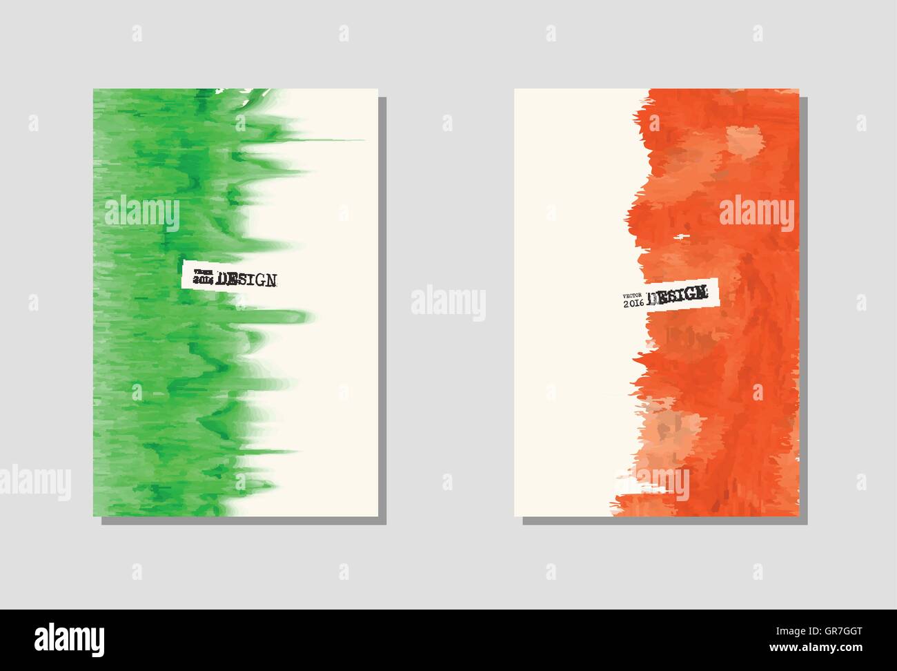 Vector color paint poster templates Stock Vector Image & Art - Alamy