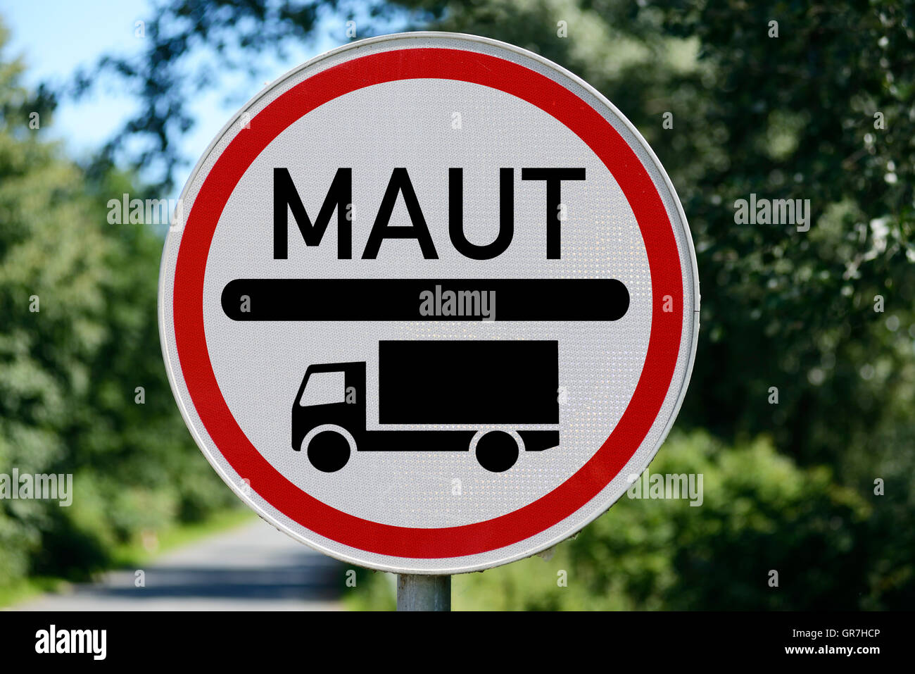 Toll road truck hi-res stock photography and images - Alamy
