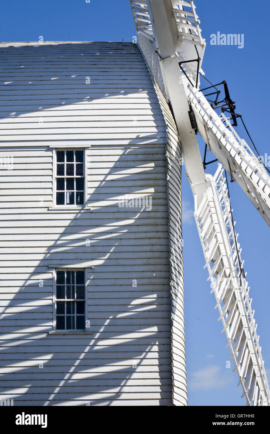 white windmill Thorpeness Stock Photo - Alamy