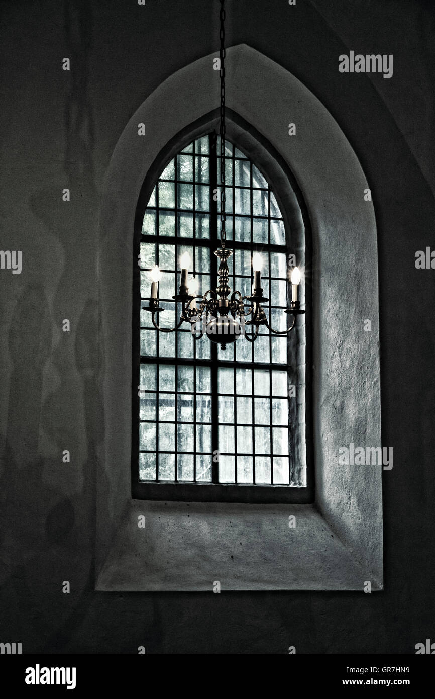 Window In A Church Stock Photo - Alamy
