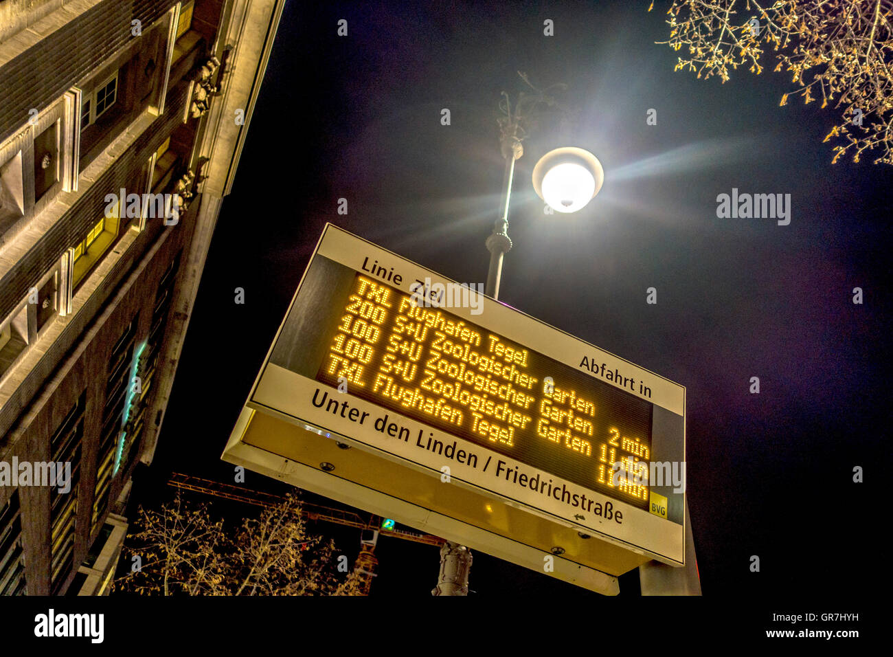 Bus timetable display bus stop hi-res stock photography and images - Alamy