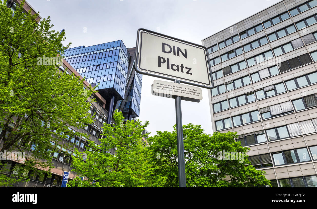Din Place In Berlin Stock Photo - Alamy