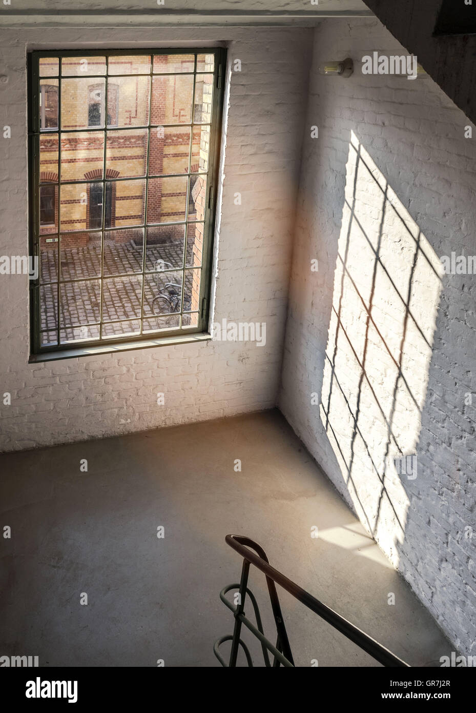 Window In A Factory Stock Photo - Alamy