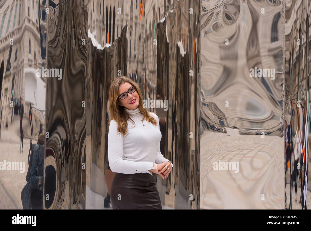 Celine Xhixha views Bliss, by Albanian artist Helidon Xhixha, at the ...