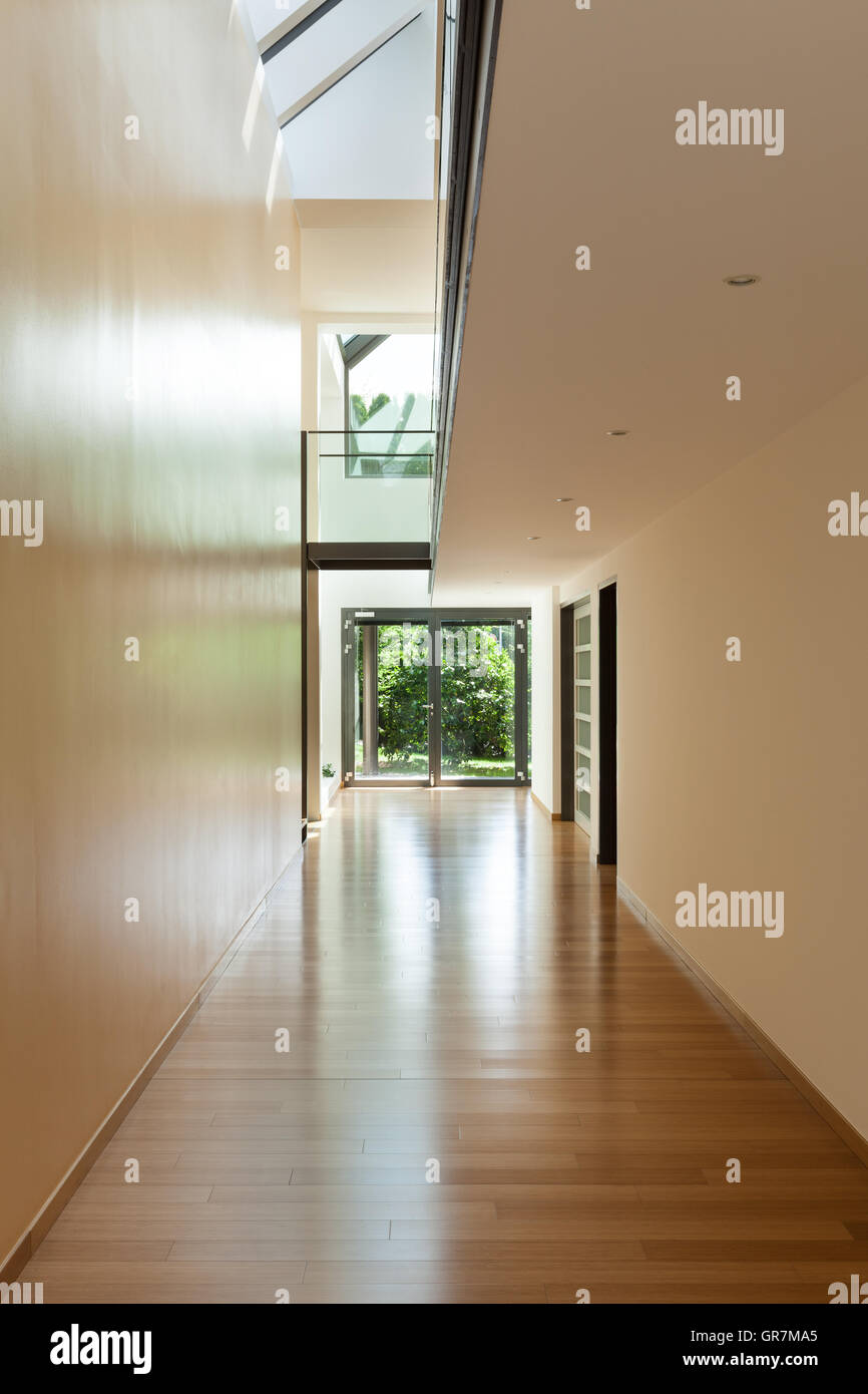 view of a modern building, interior, corridor Stock Photo - Alamy