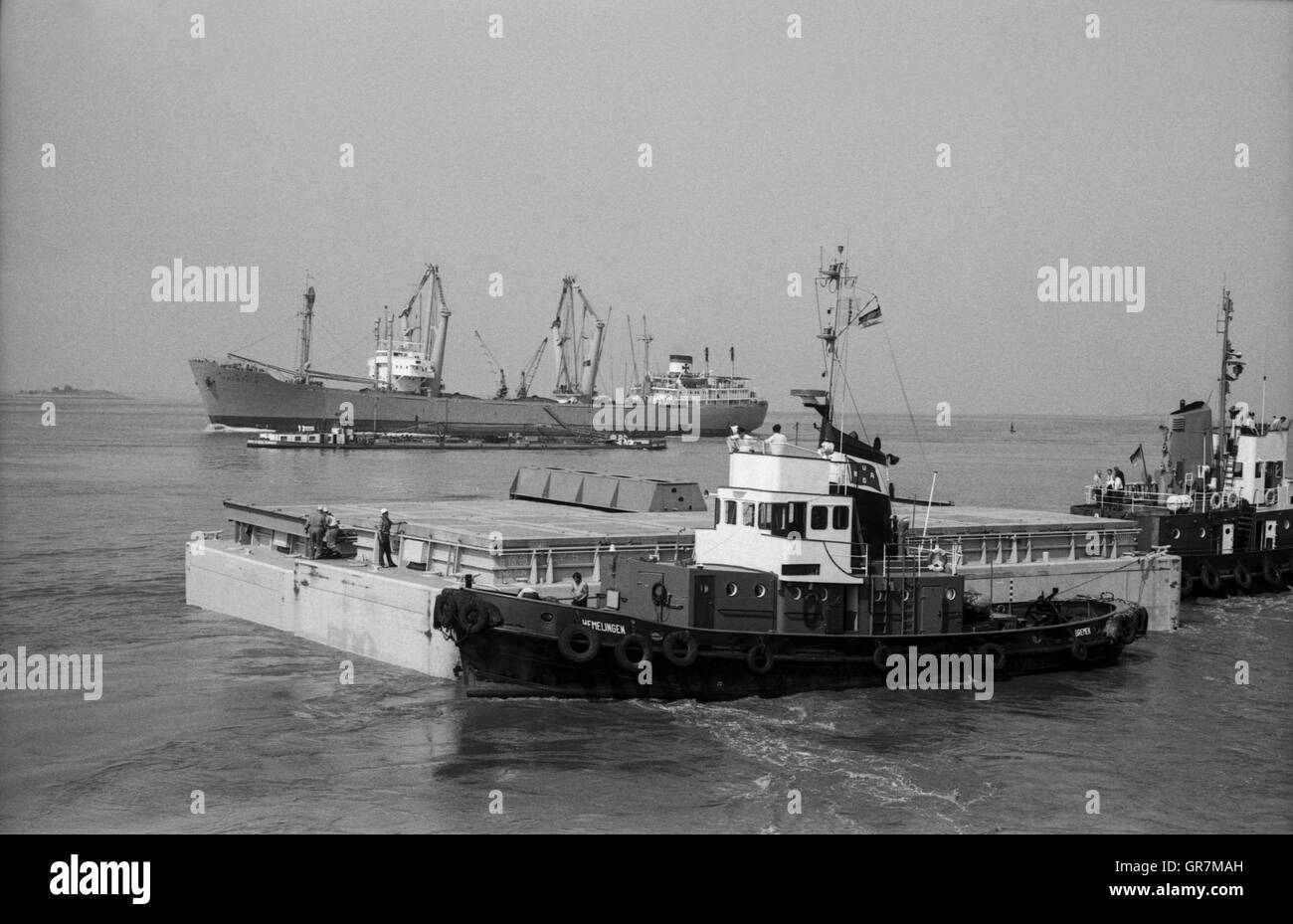 Lash Ship Doctor Lykes Bw Stock Photo - Alamy