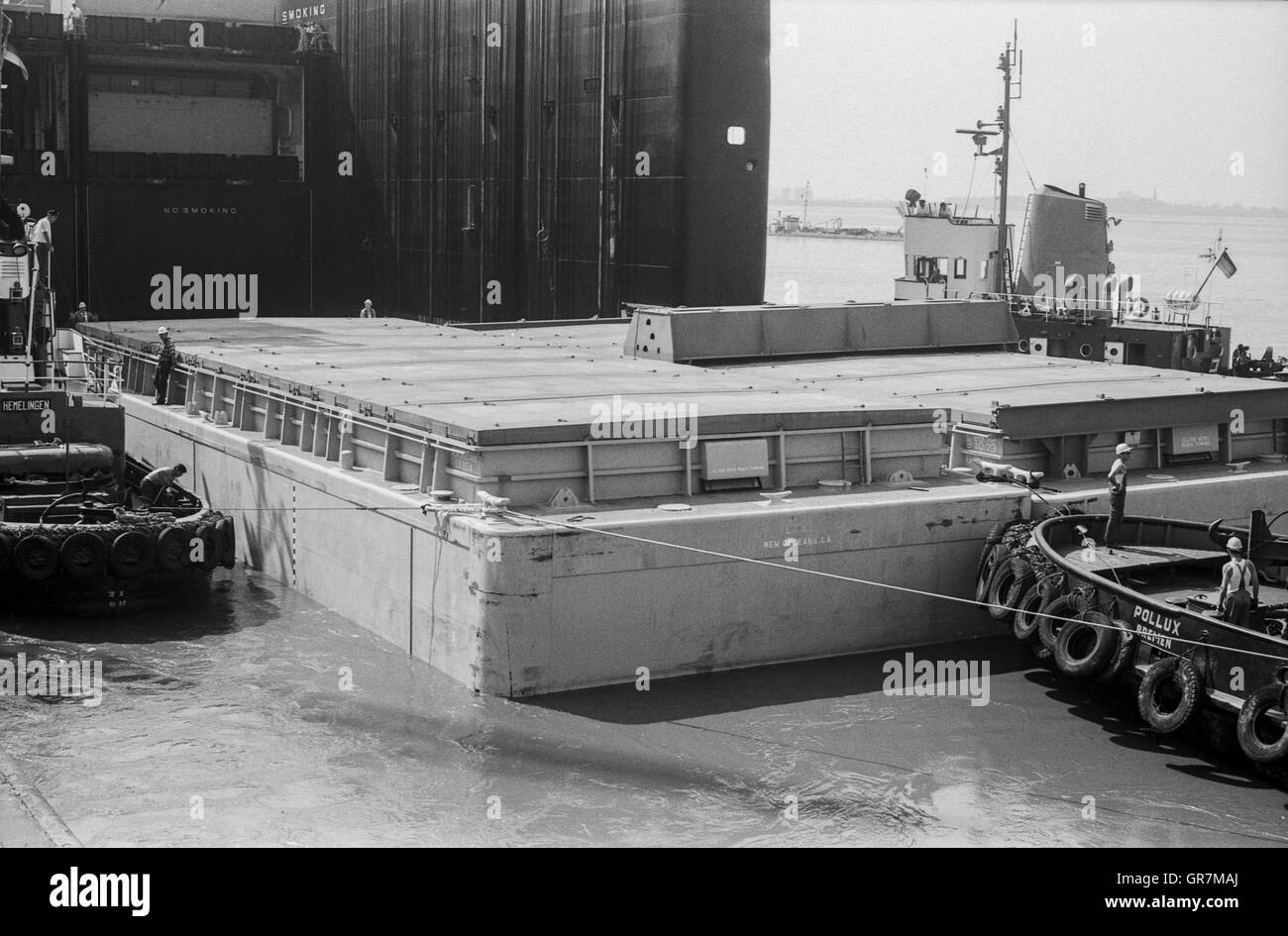 Lash Ship Doctor Lykes Bw Stock Photo - Alamy