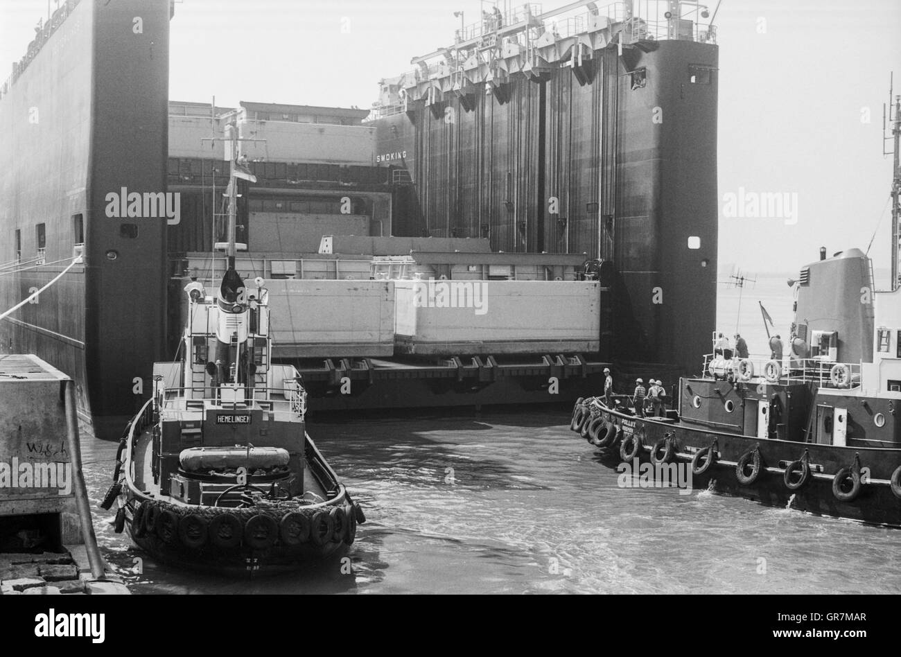 Lash Ship Doctor Lykes Bw Stock Photo - Alamy