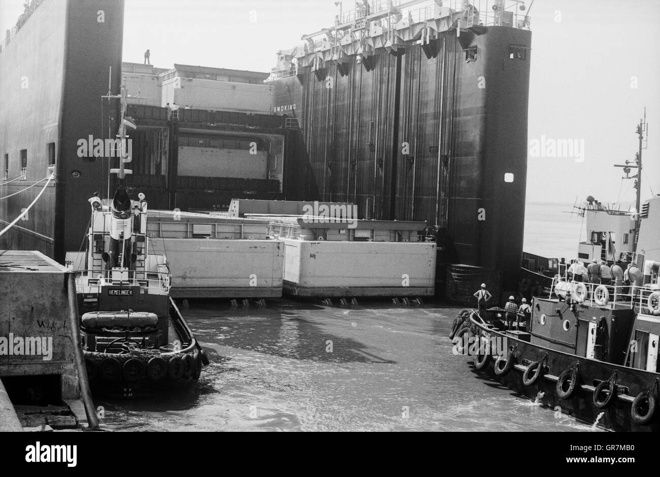 Lash Ship Doctor Lykes Bw Stock Photo - Alamy