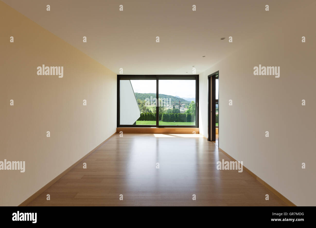 interior of a modern house, room with window Stock Photo - Alamy